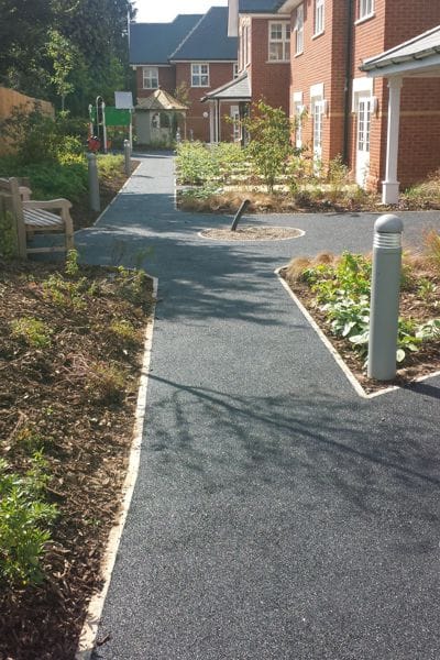 bupa care services cardiff paving - Abacus Playgrounds
