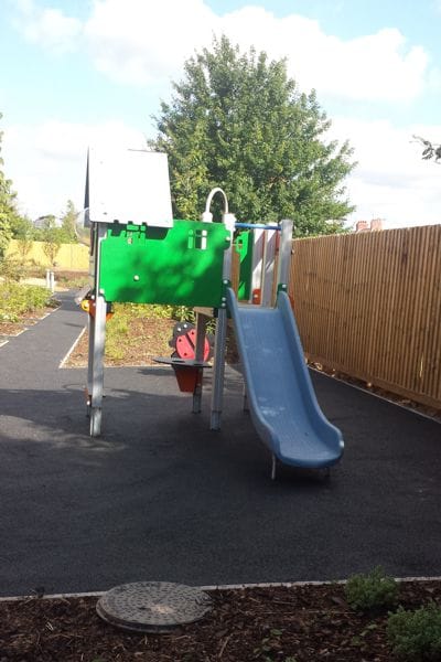 bupa care services cardiff play surfacing - Abacus Playgrounds