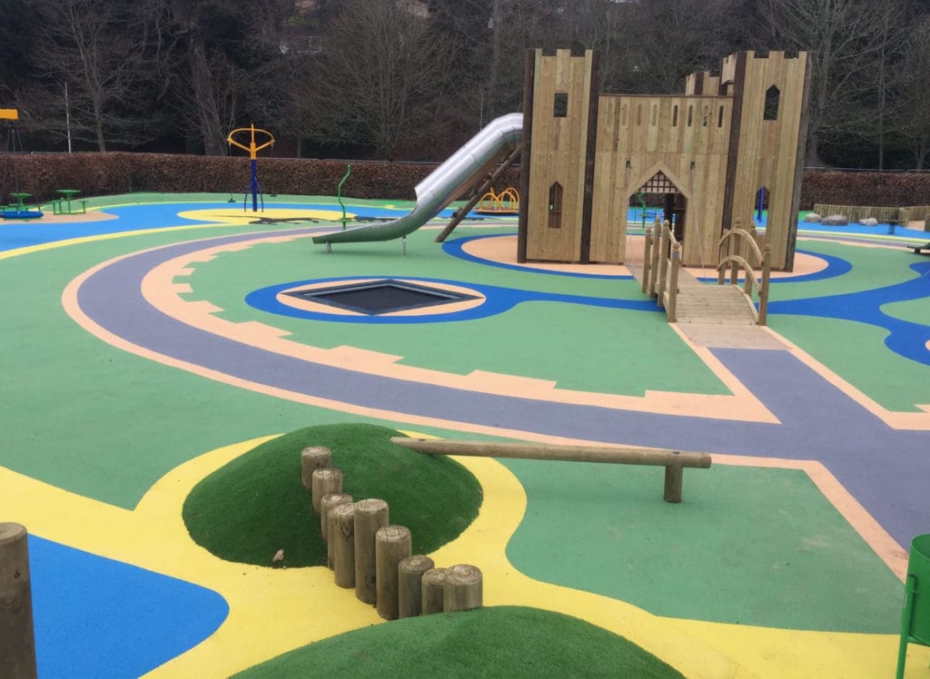 Wilton Lodge Adventure Playground, Play Surfacing | Abacus Playgrounds